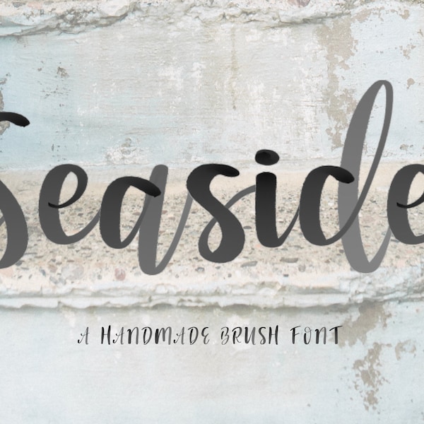 Seaside Font - Etsy