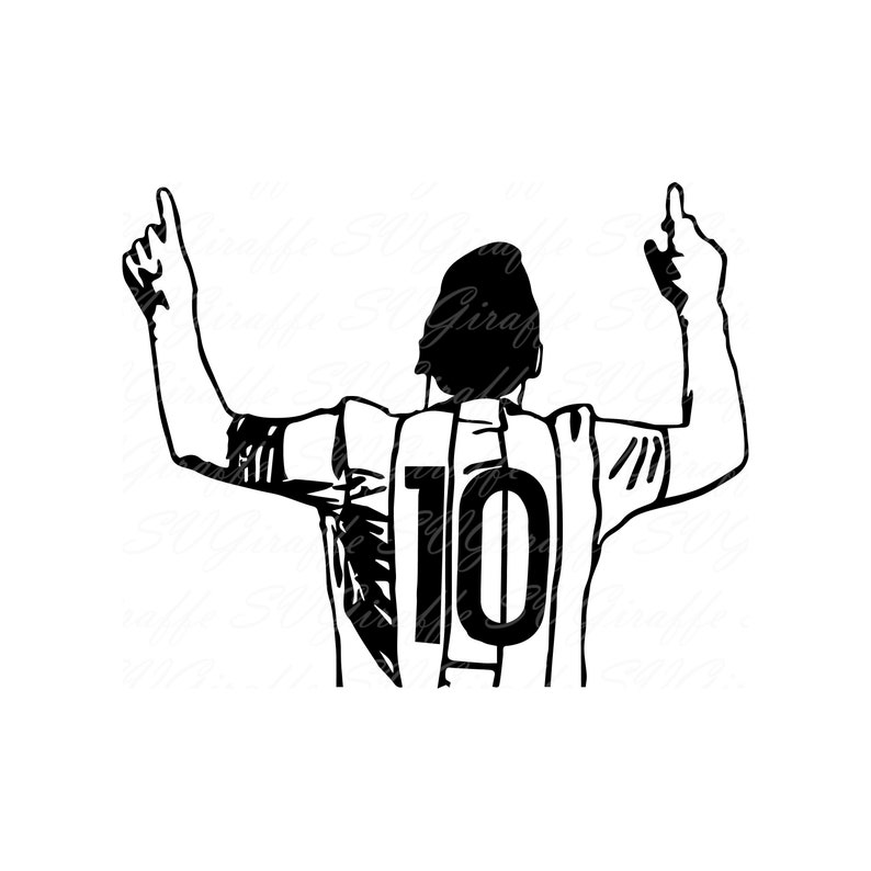 Lionel messi SVG DXF PNG pdf jpg files messi Vector File | Etsy