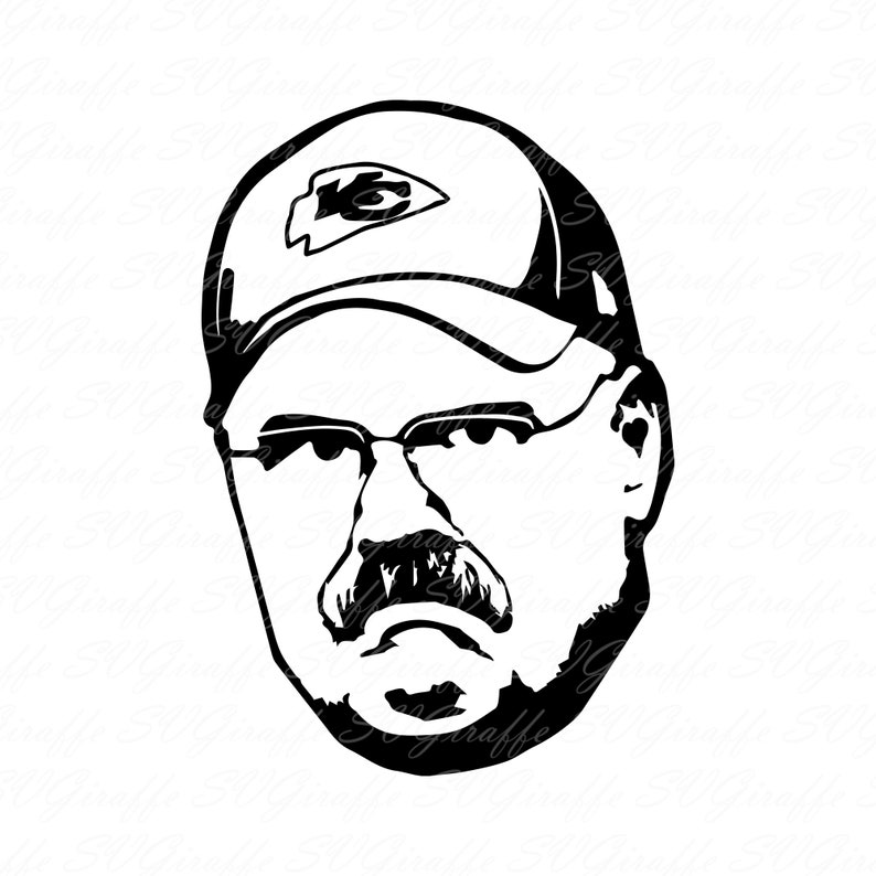 Andy Reid SVG DXF PNG pdf jpg eps files Andy Reid Vector | Etsy
