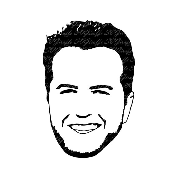 Luke Bryan SVG DXF PNG pdf jpg eps files Luke Bryan Vector | Etsy