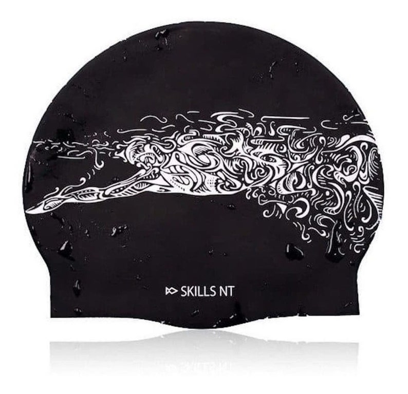 Custom Swim Caps 30 Units High Quality 3 Color Printed With Names - Etsy