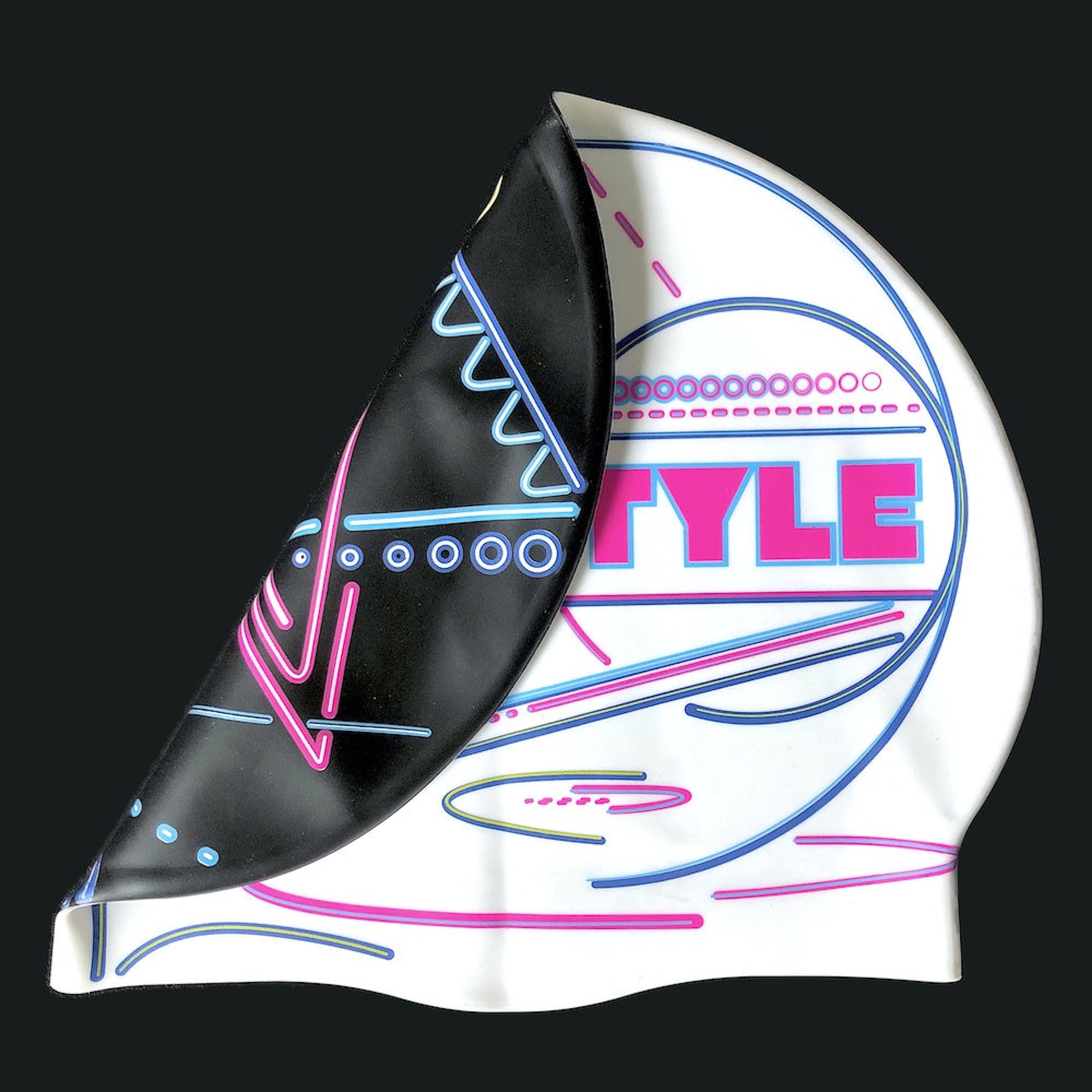 Swimming Cap - Brain, Swim Fast - Silicone | Skillsnt - Etsy