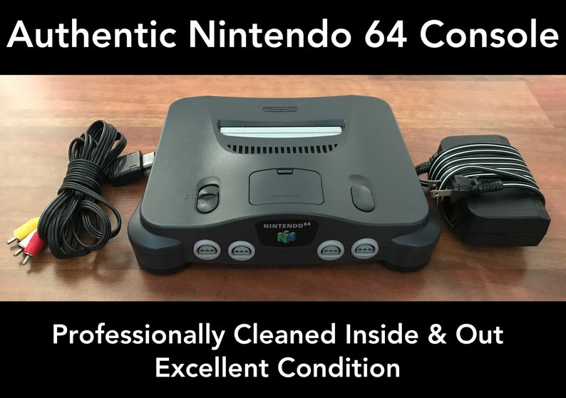 Nintendo 64 Console Bundle up to 4 New Controllers Game - Etsy