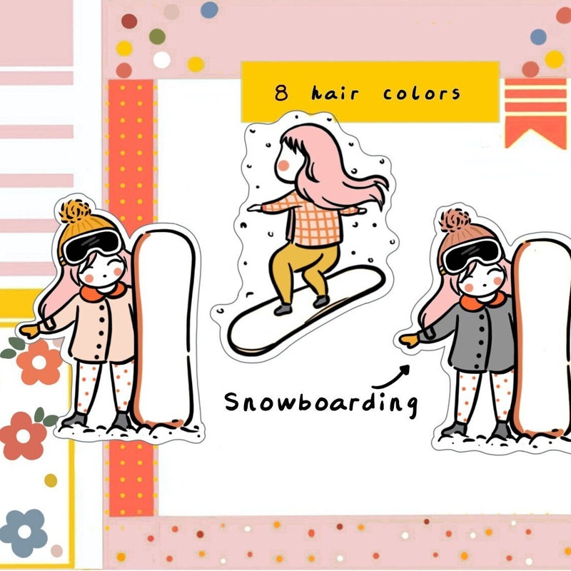 Snowboard Stickers - Etsy