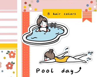 Swimming Pool Stickers - Etsy