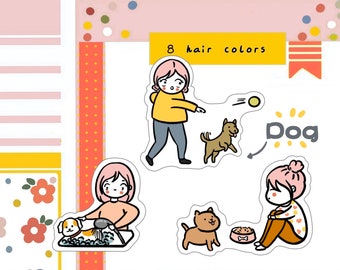 35 Cute Dog Walk/walkies Planner Stickers - Etsy