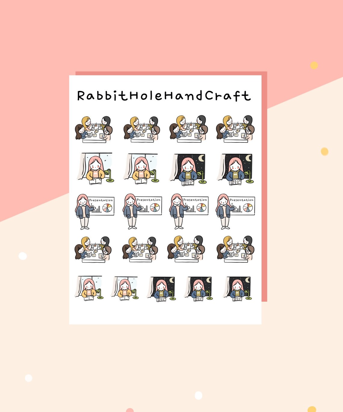 Pk26-study Stickers Group Study Planner Stickers School | Etsy