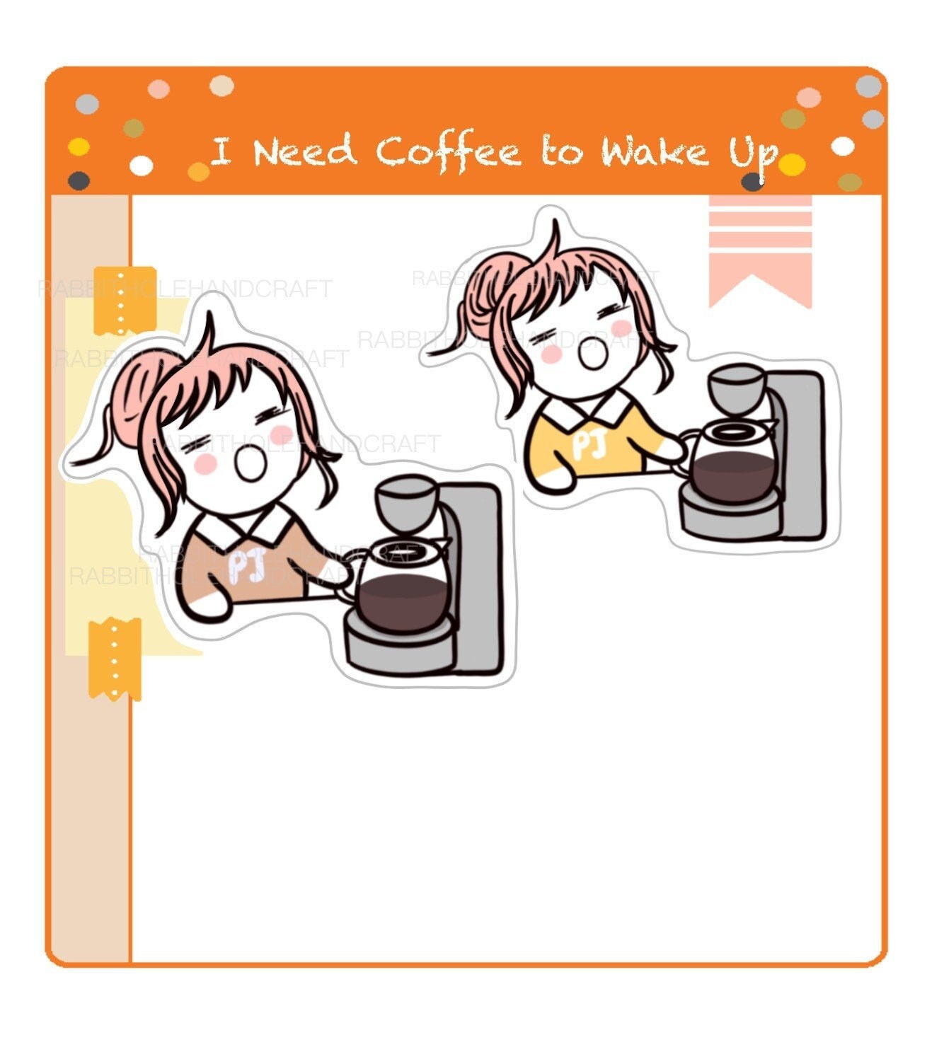 PK001-I Need Coffee Planner Stickers Coffee Stickers - Etsy
