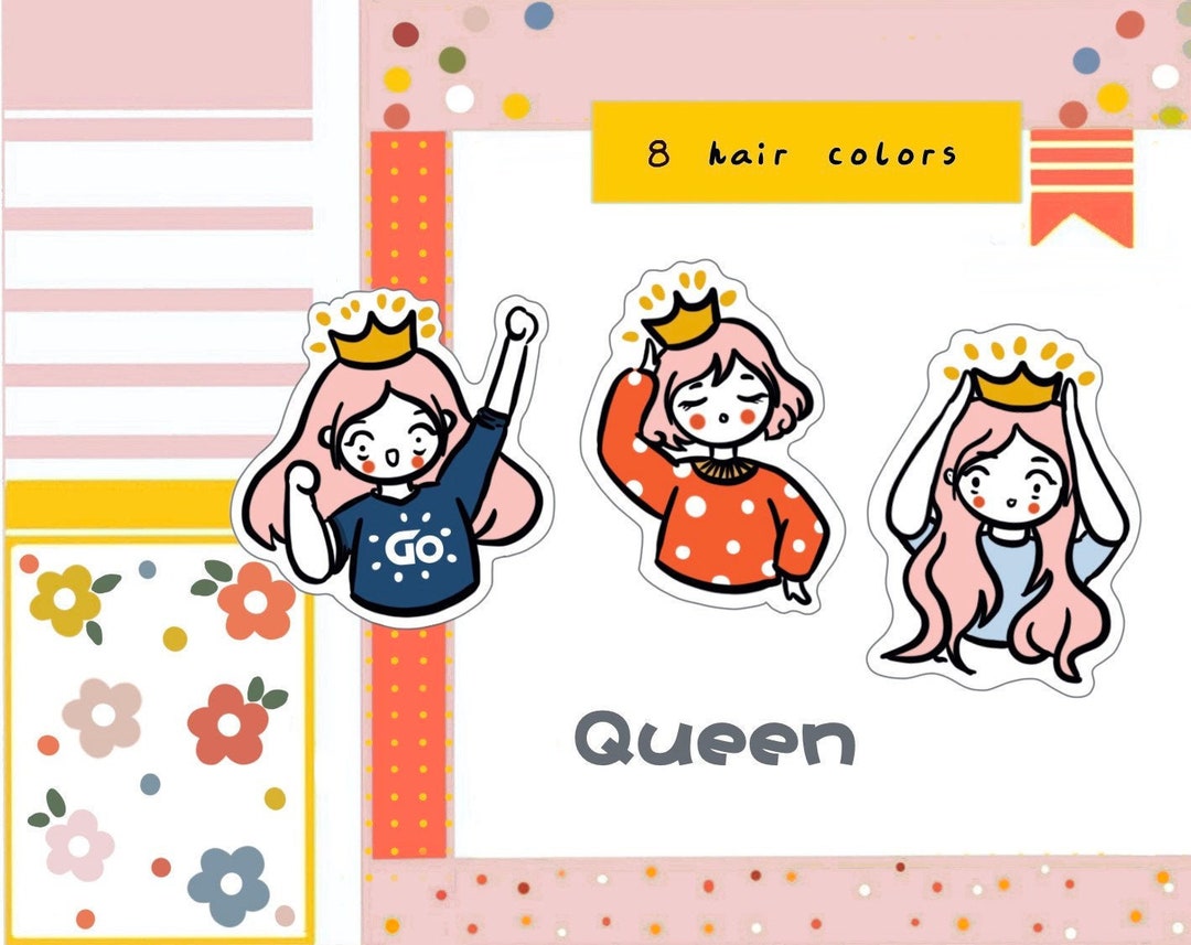 Pk64-the Queen Planner Sticker, Journal Sticker - Etsy