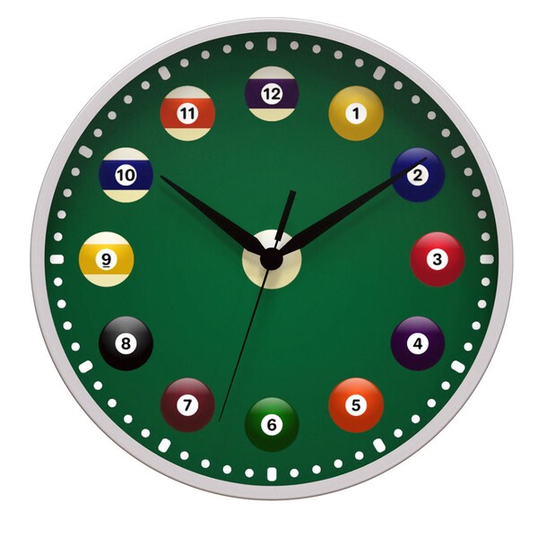 Billiards Wall Clock - Etsy