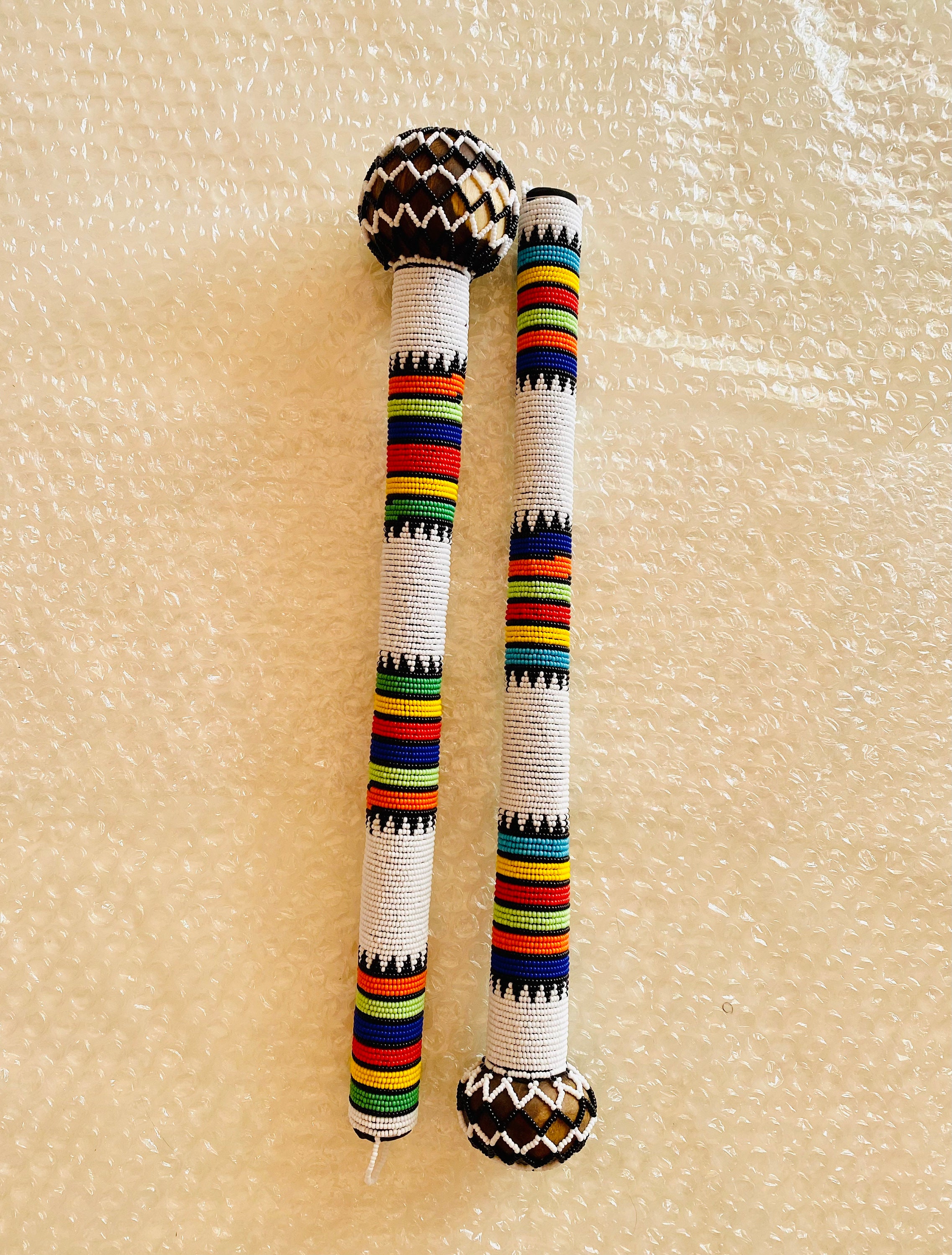 Beaded Traditional Decoration Stick knobkerrie - Etsy