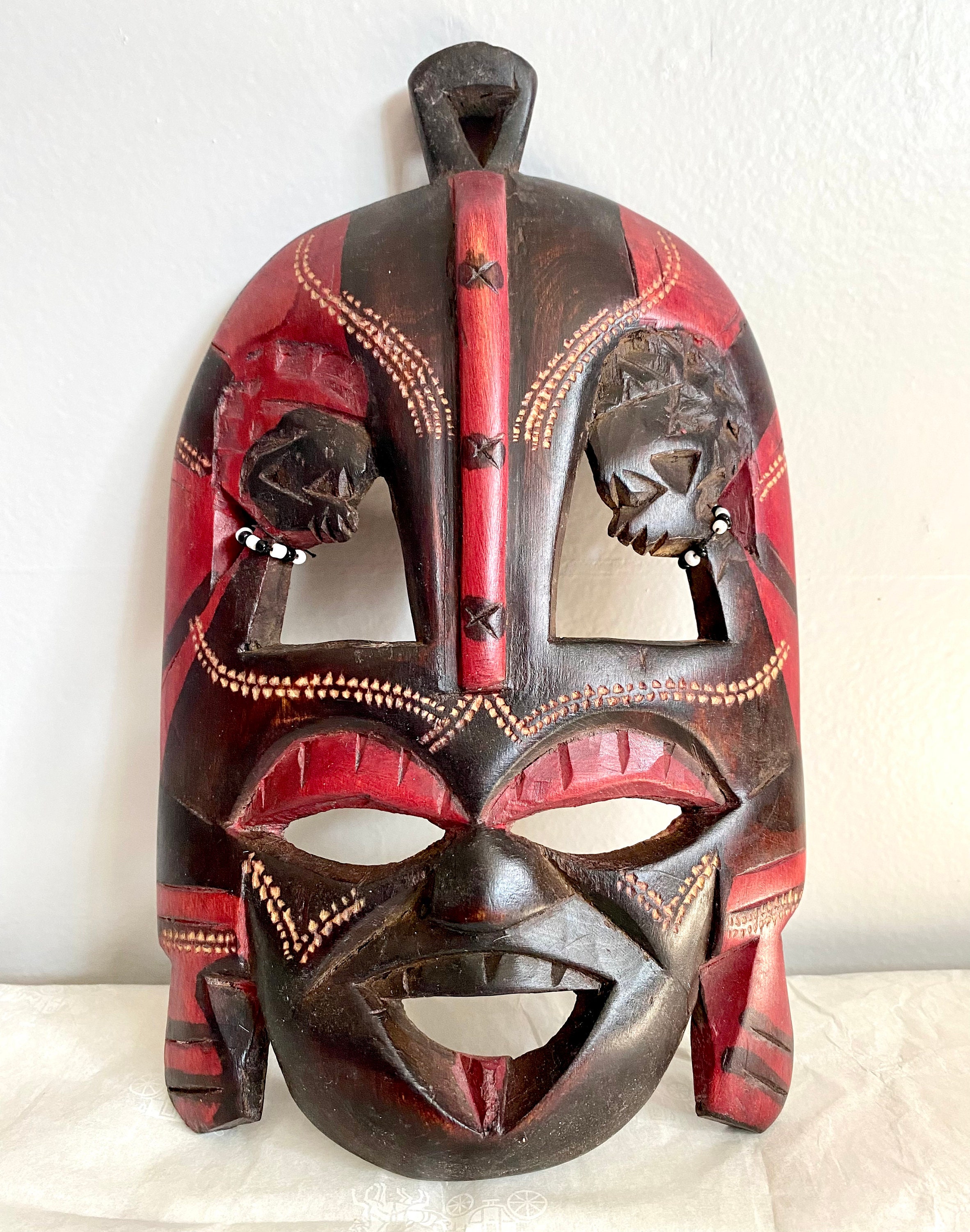 Decorative Masai Masks (ceremonial Costume Artpiece) - Etsy
