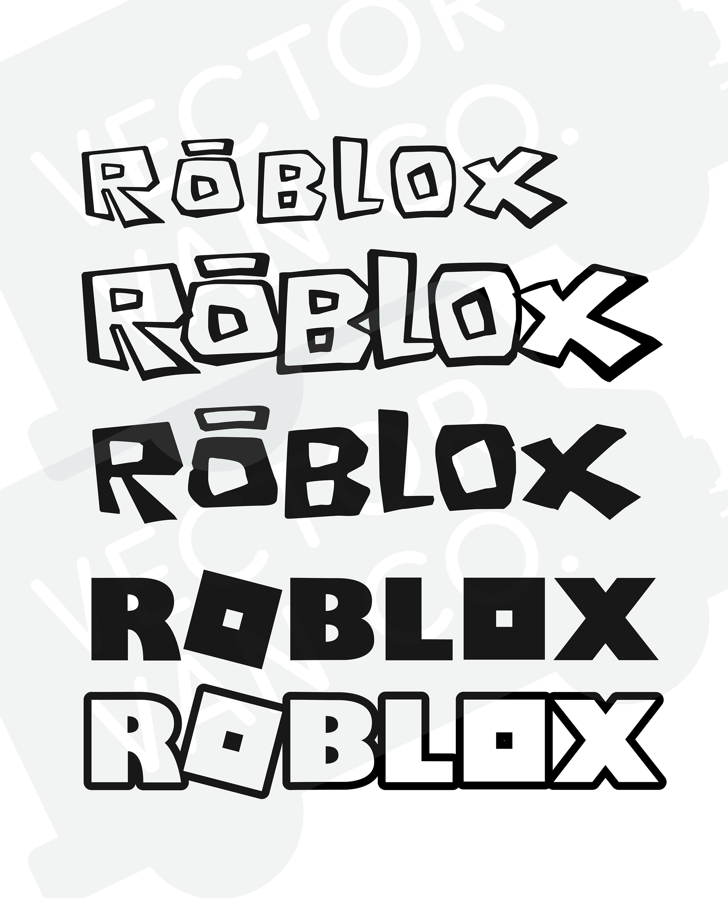 Roblox svg bundle pack Archivo de corte Roblox alfabeto | Etsy