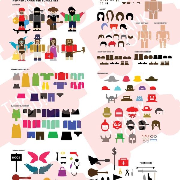 Character Cut Out - Etsy