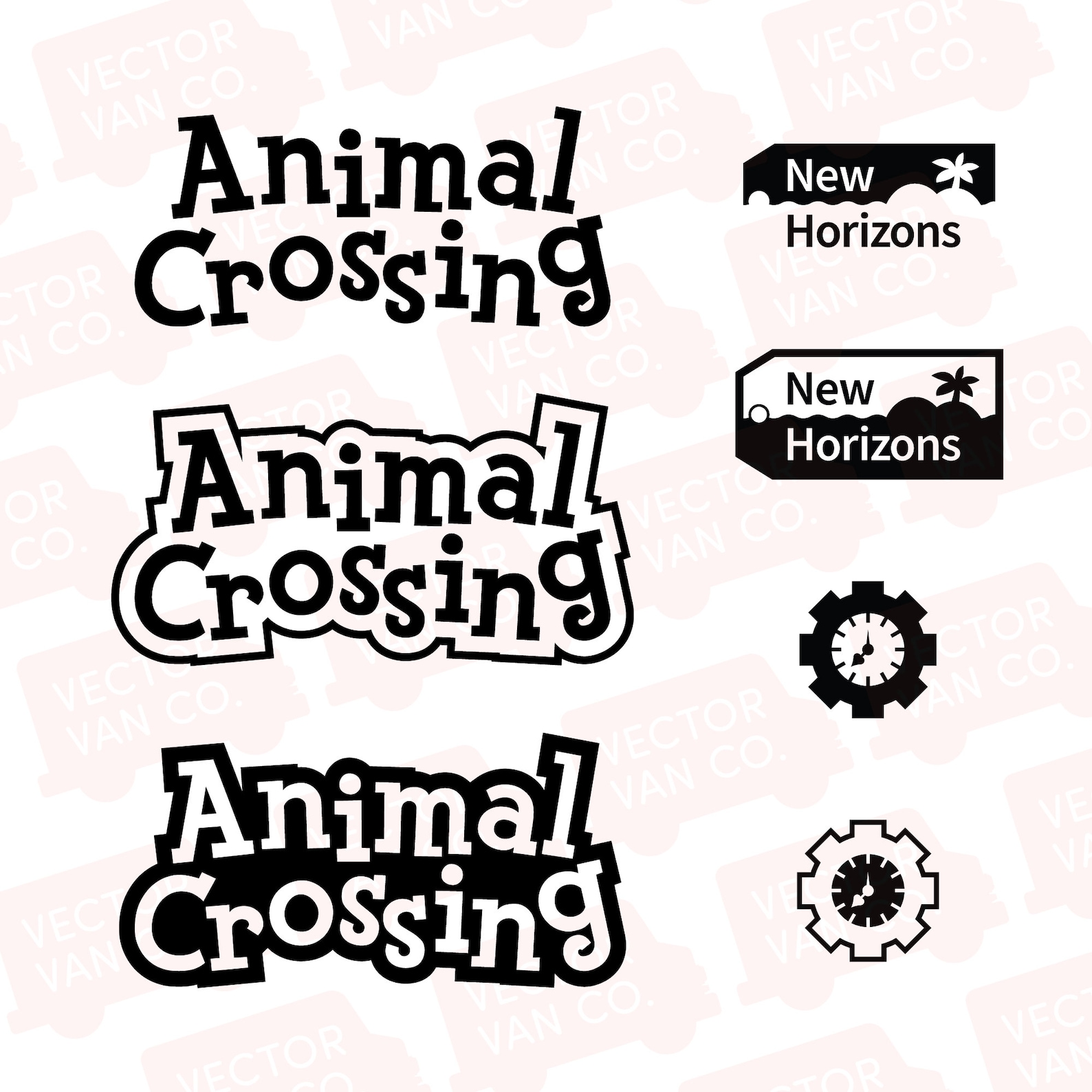 Animal Crossing Svg Bundle Pack - Animal Crossing Cut File - Animal ...