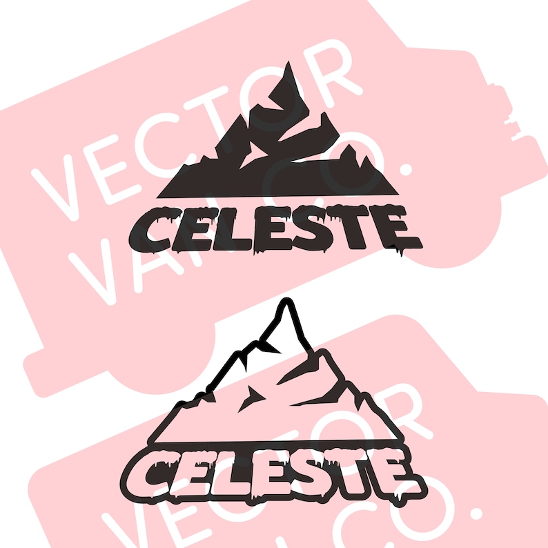 Celeste Video Game Svg - Celeste Cut Out - Logo Svg - Alphabet Svg ...