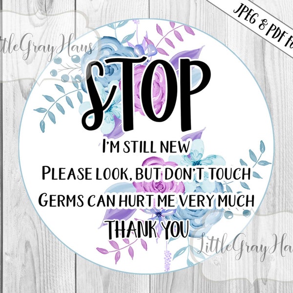 Dont Touch Baby Sign - Etsy