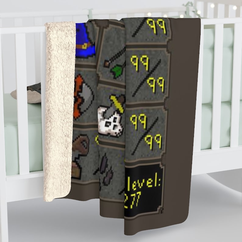 Oldschool Runescape Max Stats Fleece Blanket - Etsy
