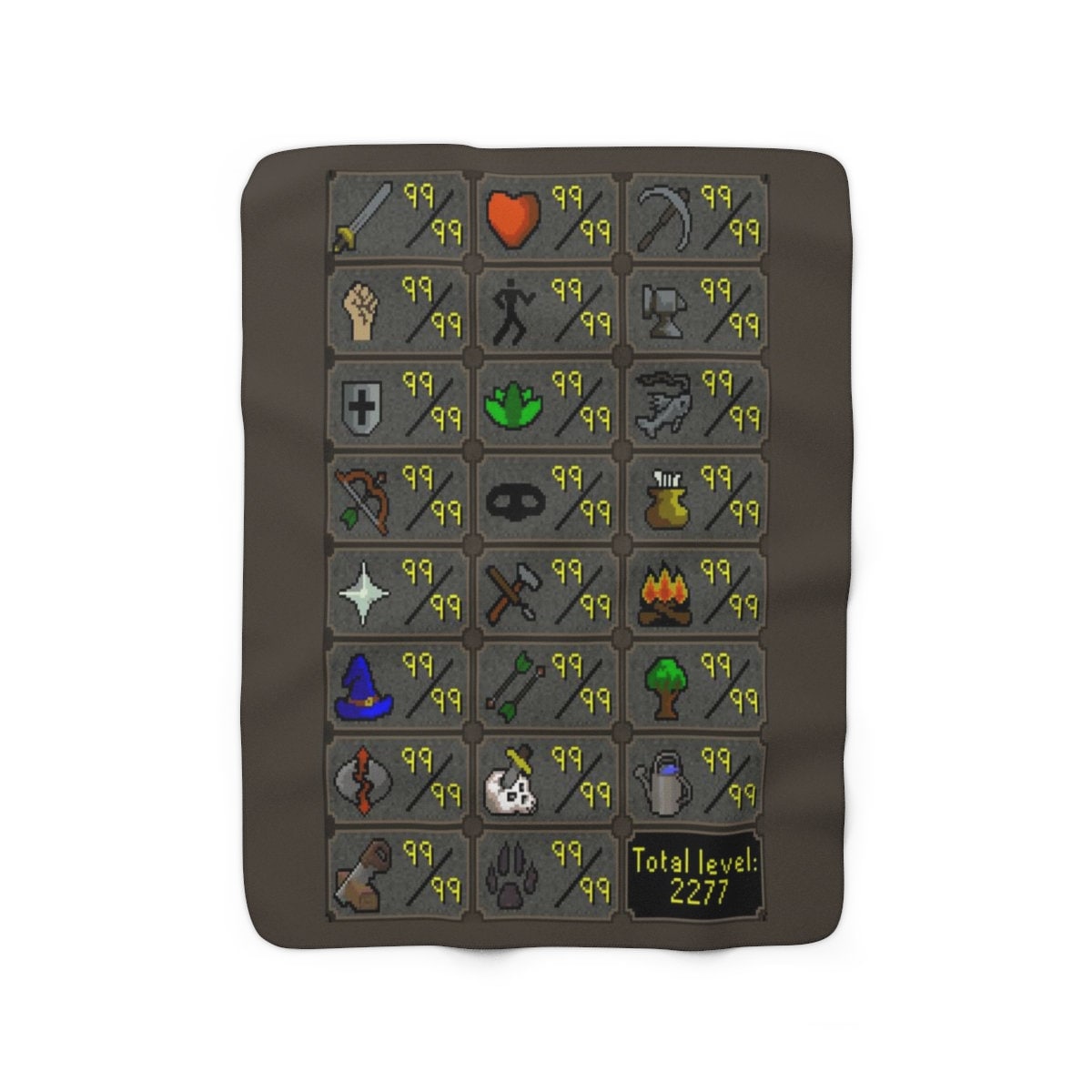 Oldschool Runescape Max Stats Fleece Blanket - Etsy
