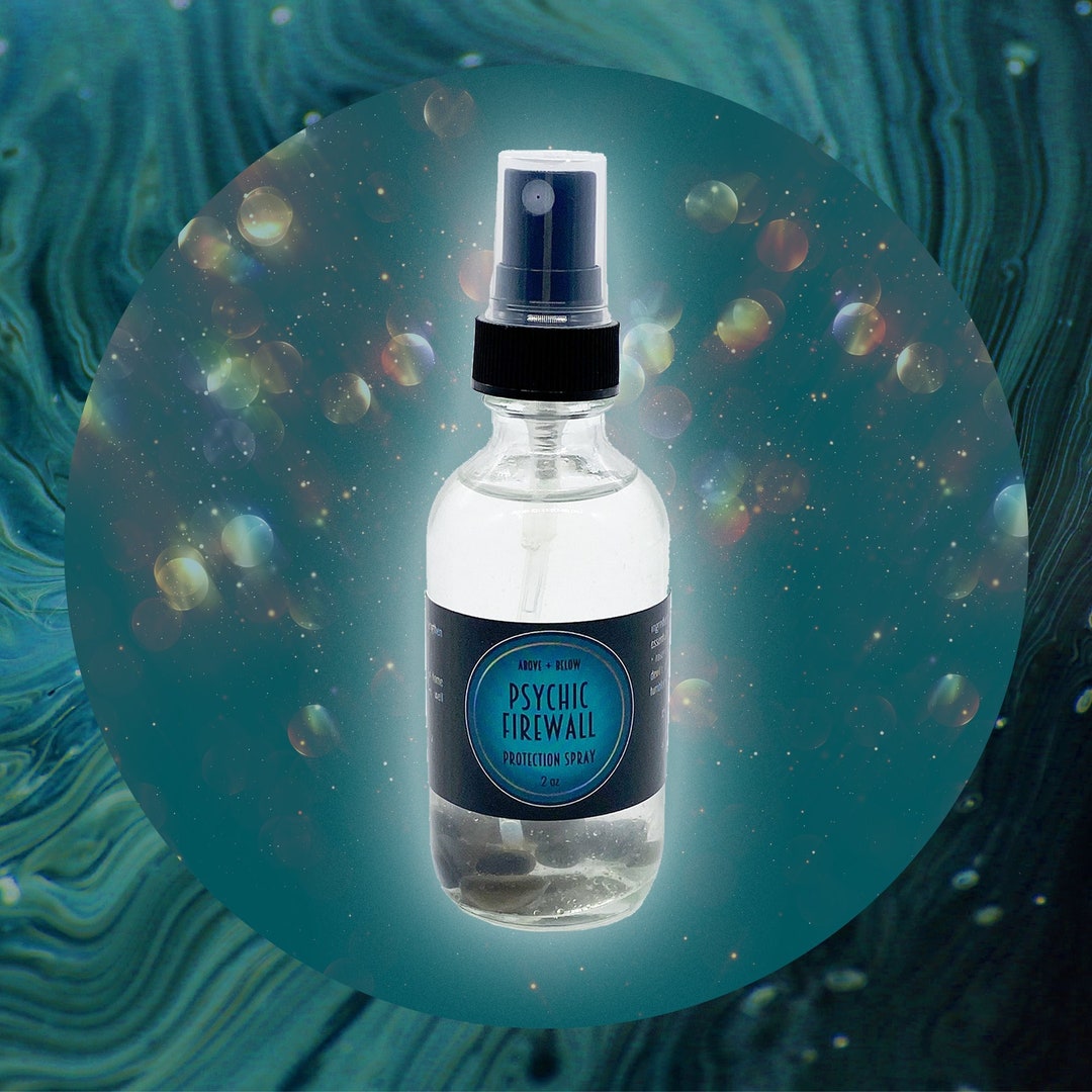 PSYCHIC FIREWALL Protection Spray W/ Flower and Gem Essences 2oz ...