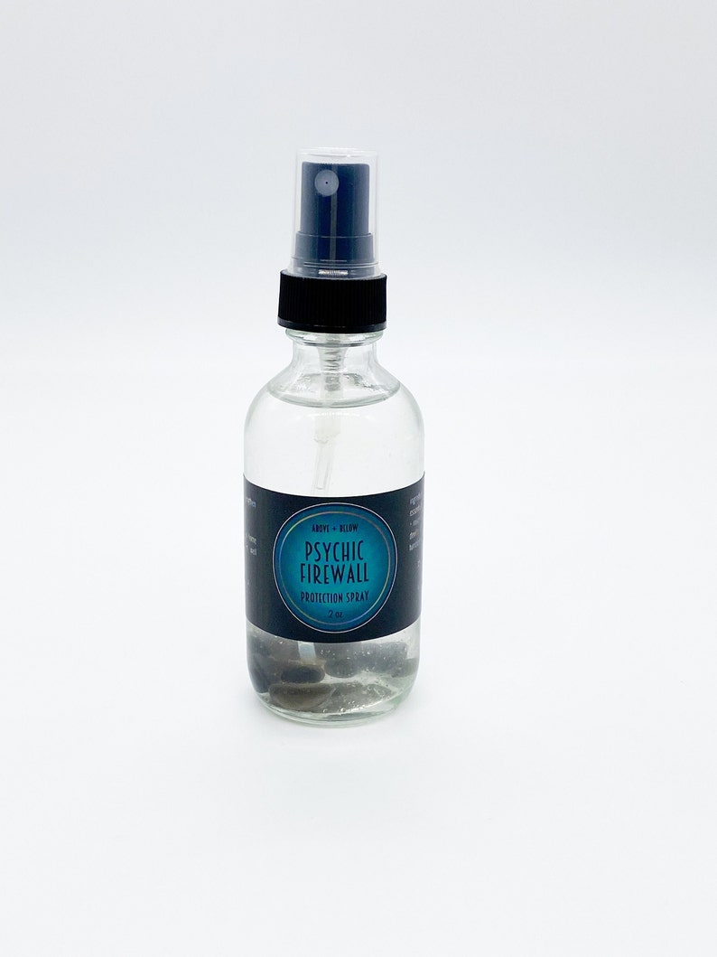 PSYCHIC FIREWALL Protection Spray W/ Flower and Gem Essences - Etsy