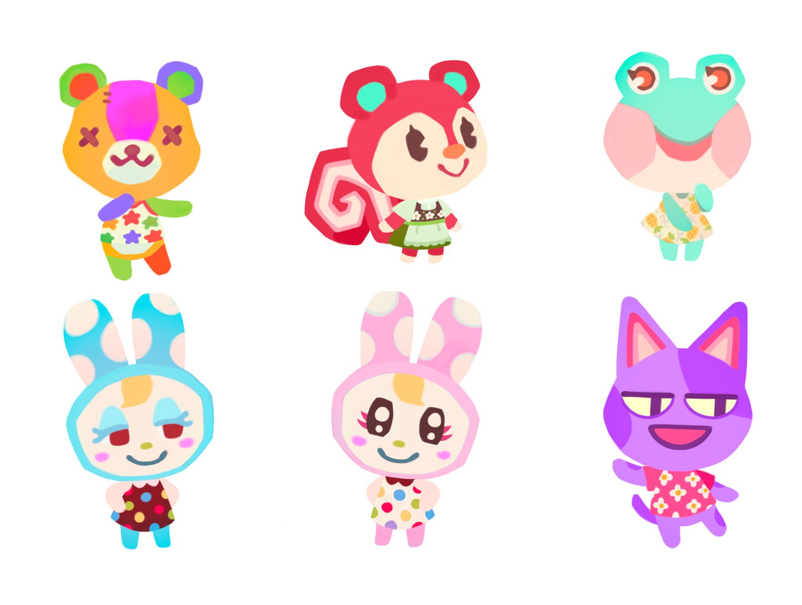 3 ACNH Vinyl Stickers | Etsy