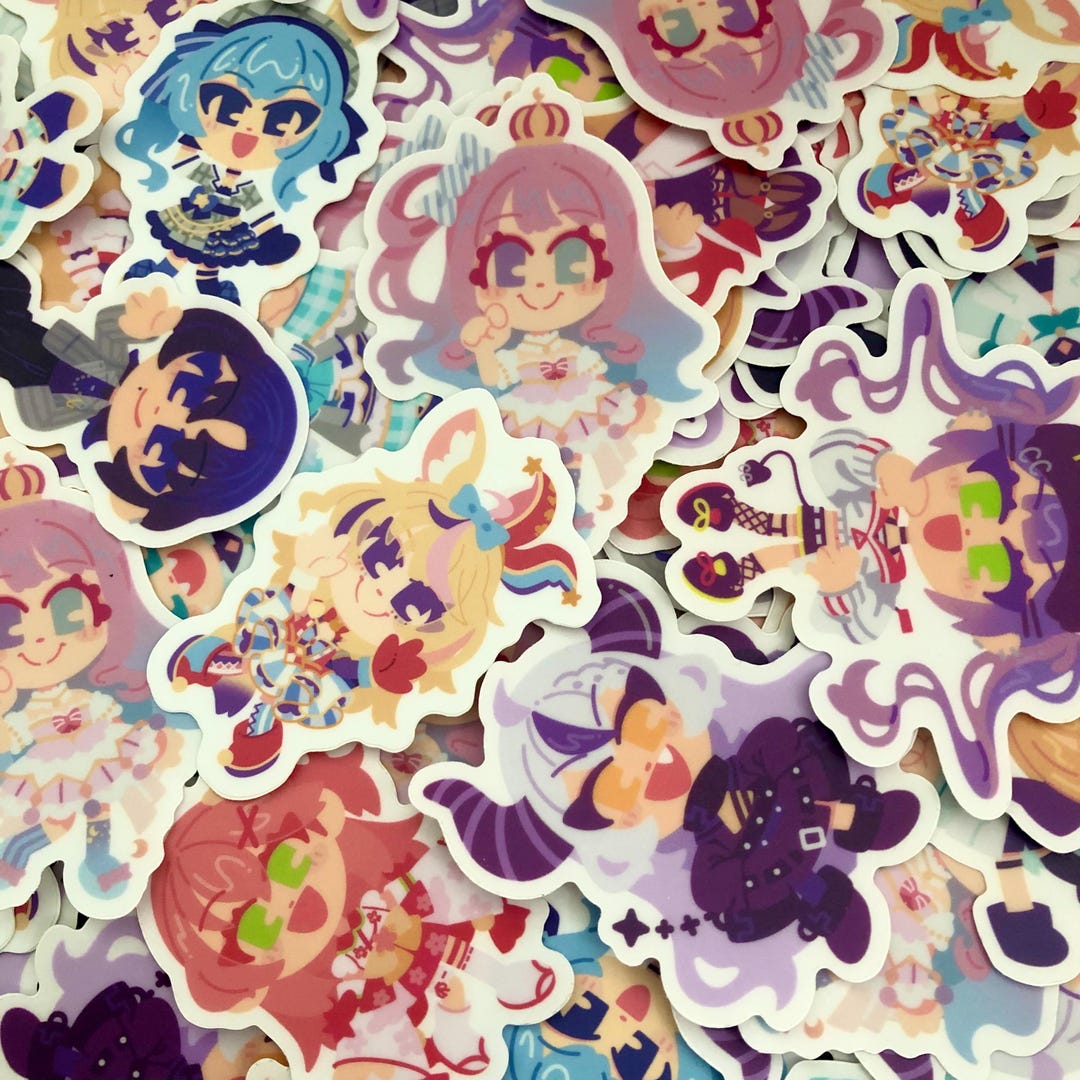Hololive 3 Inch Vinyl Stickers - Etsy
