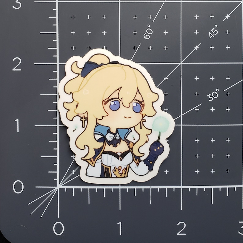Jean Chibi Sticker Genshin Impact Jean Genshin Impact - Etsy