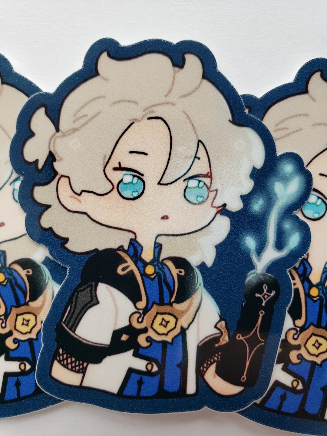 Albedo Chibi Sticker - Genshin Impact, Glossy Vinyl - Etsy.de