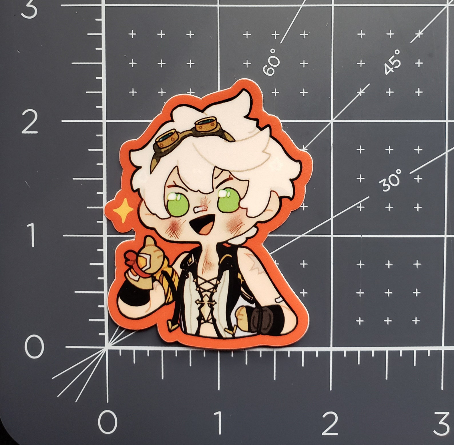 Bennett Chibi Sticker Genshin Impact Genshin Impact - Etsy
