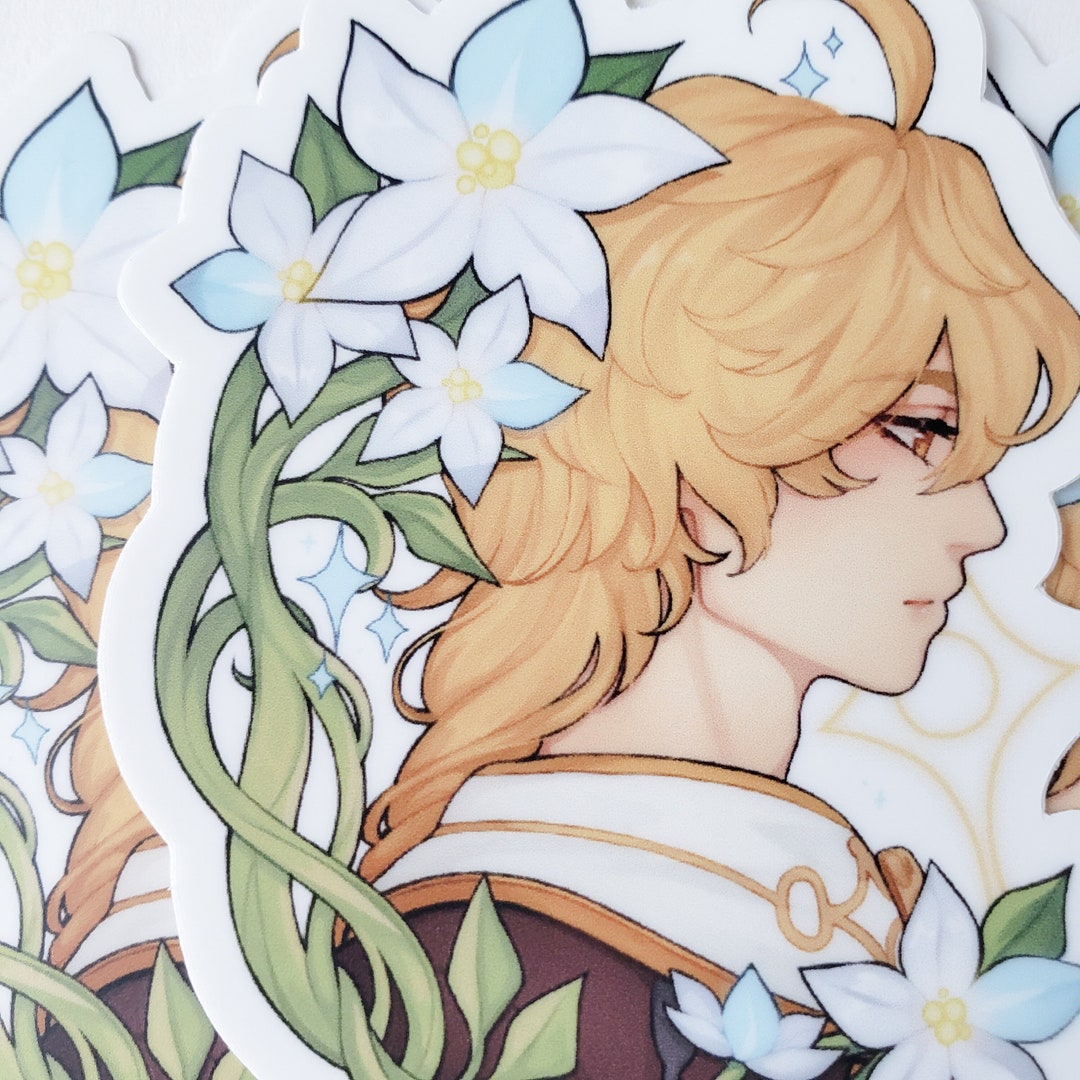 Genshin Impact Aether Sticker Genshin Impact Aether Genshin Sticker ...