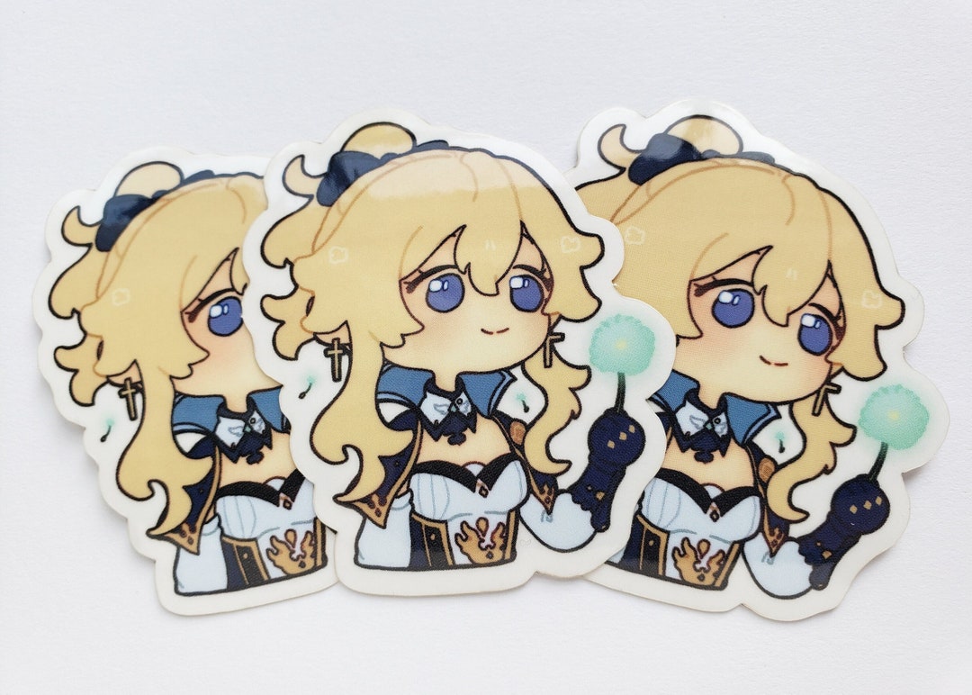Jean Chibi Sticker Genshin Impact Jean Genshin Impact Sticker Jean ...