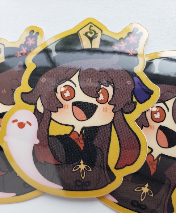 Hutao Chibi Sticker Genshin Impact Hutao Genshin Impact - Etsy Israel
