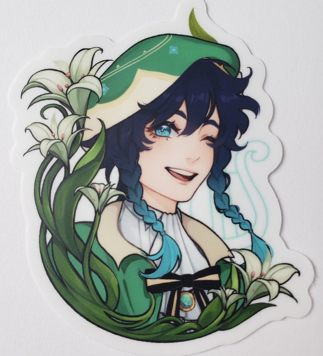 Genshin Impact Venti Sticker Genshin Impact Venti Venti Sticker Genshin ...