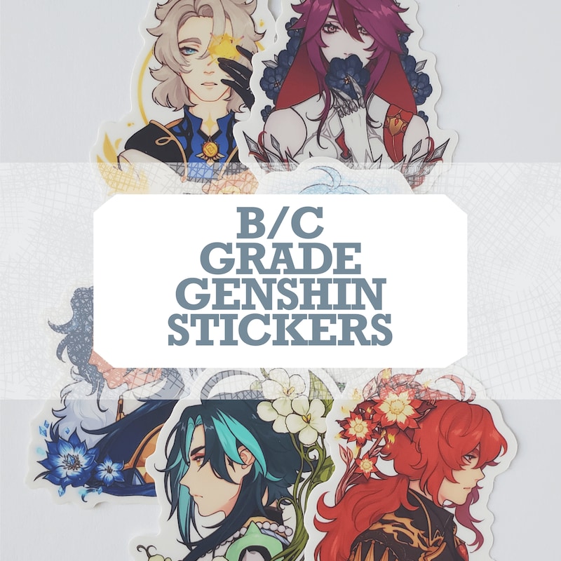 Genshin Stickers - Etsy