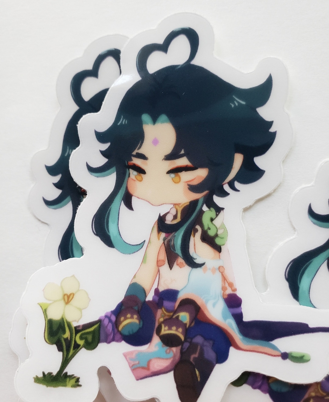 Genshin Impact Chibi Xiao Sticker - Genshin Impact | Xiao | Xiao ...