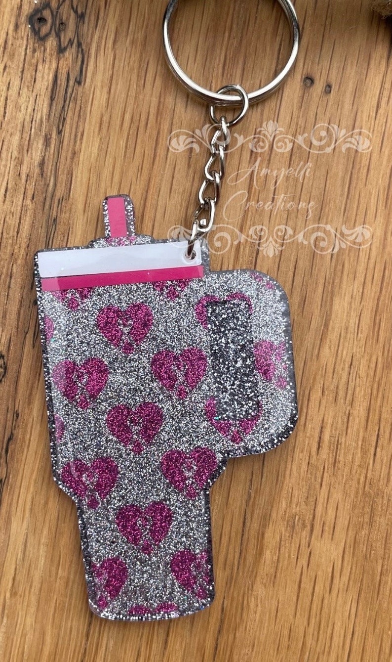 Stanley Cup Inspired Keychain, Miniature Stanley Keychain, Miniature ...