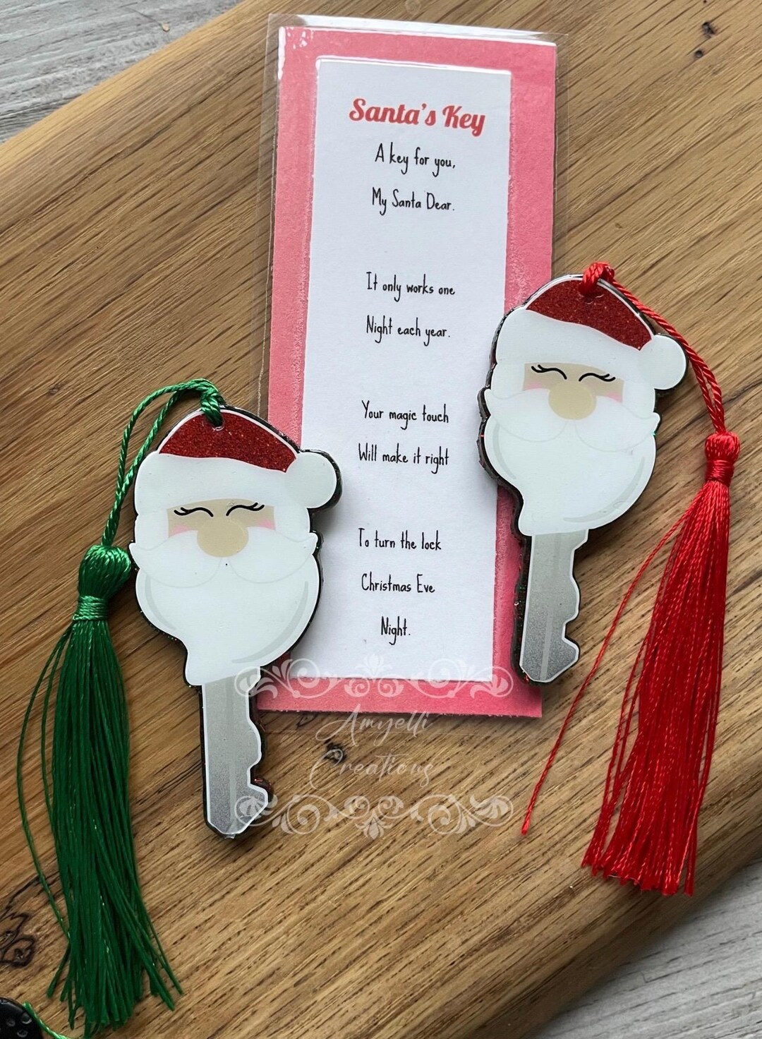 Magic Christmas Eve Key Santa Door Key, Kids Christmas Eve Fun, Santa's ...