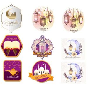 Ramadan Stickers Set - Etsy