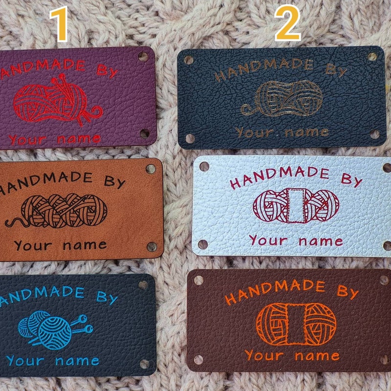 Custom Leather Label - Etsy