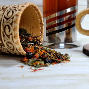 Wild Berry Herbal Tea HARVEST MOON Loose Leaf 2 Oz. 55 Gr. About 50 ...