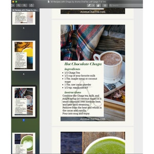 30 Recipes With Chaga Digital Book | PDF - Etsy