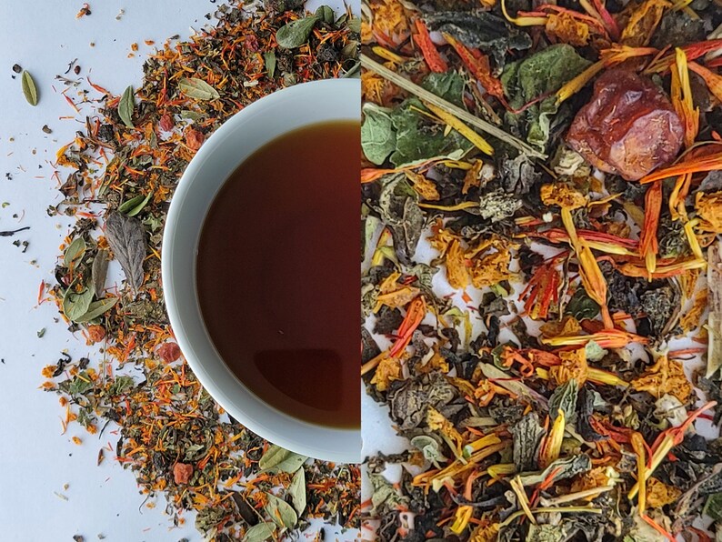 Wild Berry Herbal Tea HARVEST MOON Loose Leaf 2 Oz. 55 - Etsy
