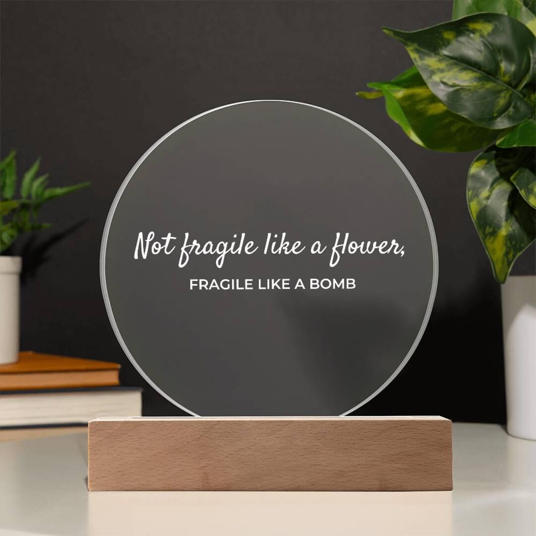 2025 Motivational Affirmation Positive Quote - LED Desk Light up Daily ...