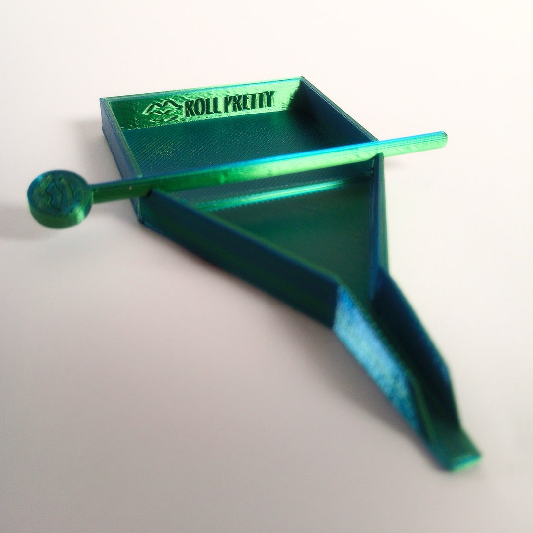 2 in 1 Rolling Tray & Cone Loader Set With Packing Stick - Etsy