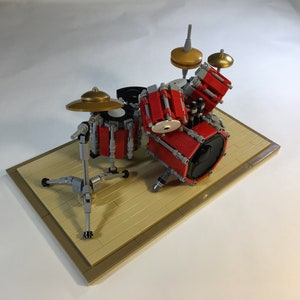 Drum-kit Set built From Lego Bricks - Etsy