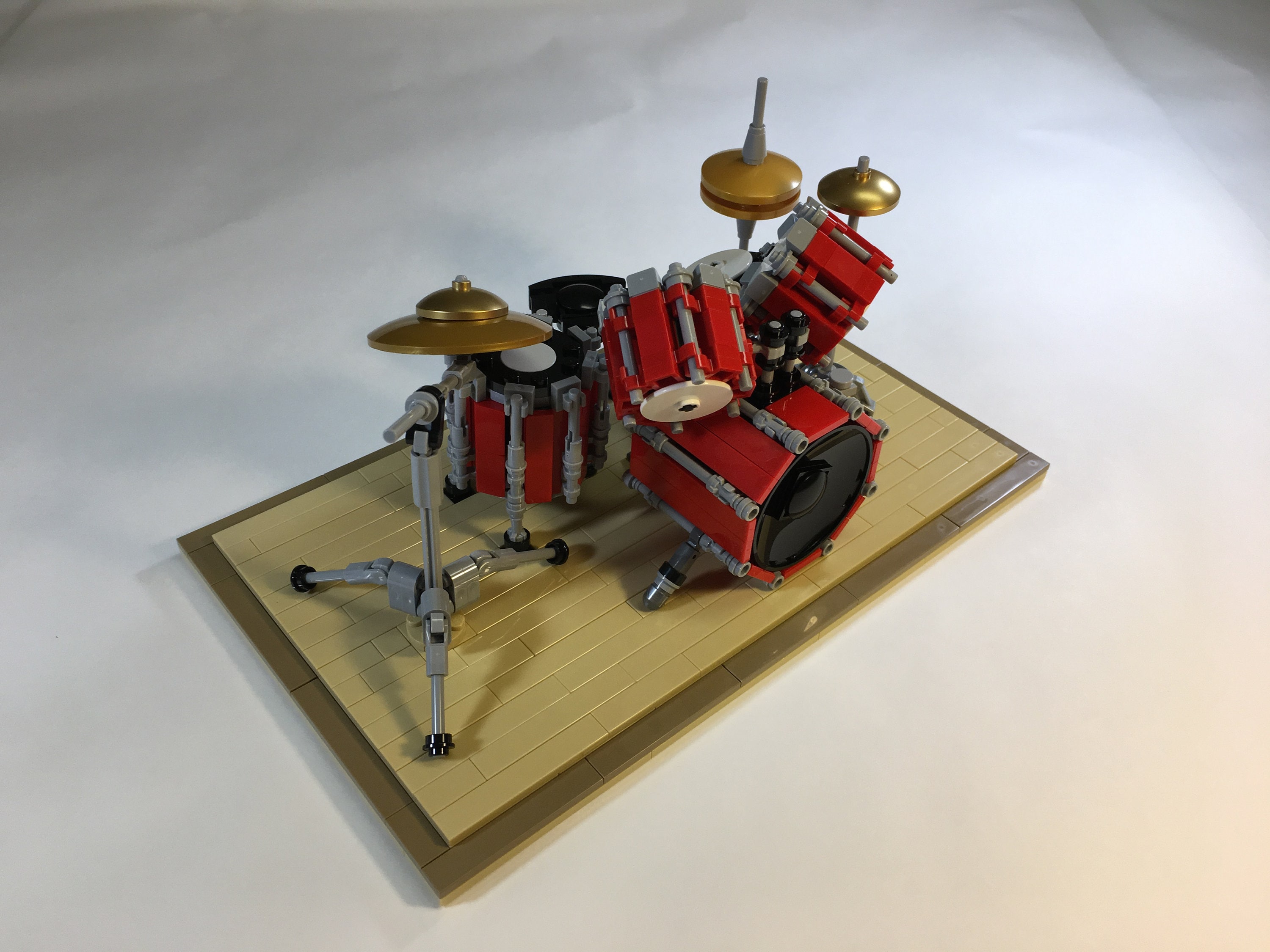 Drum-kit Set built From Lego Bricks - Etsy