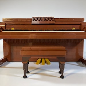 Upright Piano Set (built From Lego Bricks) - Etsy