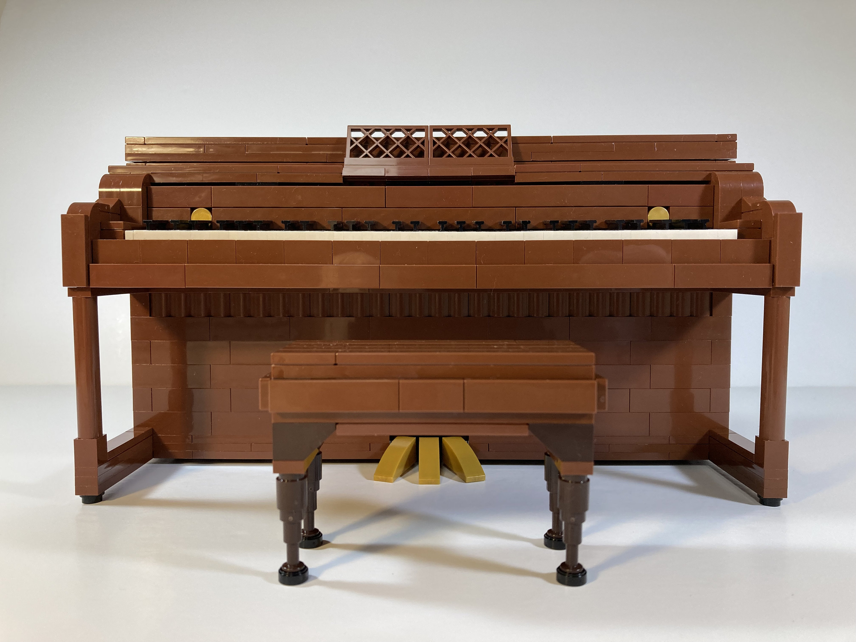 Upright Piano Set built From Lego Bricks - Etsy