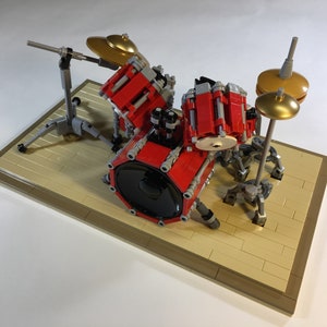 Drum-kit Set built From Lego Bricks - Etsy